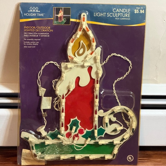 Holiday Time | Holiday | Vintage Holiday Time 8 Christmas Candle ...